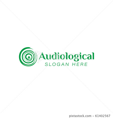 hearing audiological. clinic care logo Ideas. - Stock Illustration ...