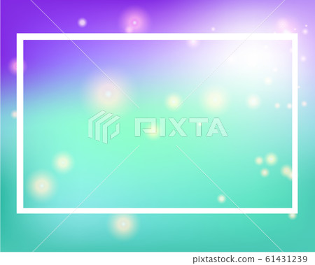 Frame template design with purple and blue - Stock Illustration ...