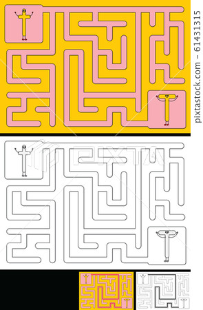maze_e_t_2.eps - Stock Illustration [61431315] - PIXTA