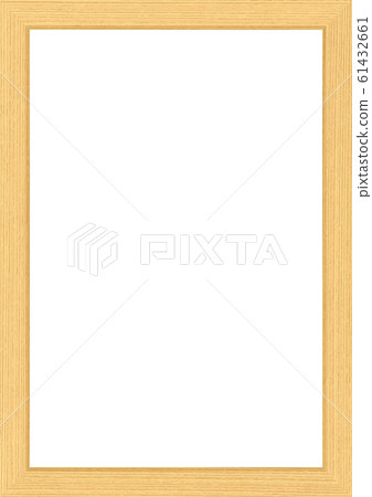 Wooden picture frame rectangle - Stock Illustration [61432661] - PIXTA