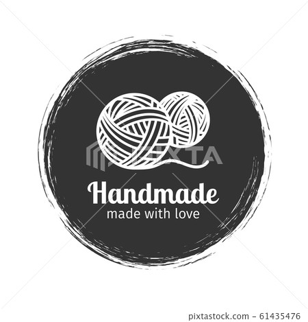 Handmade line vintage logo - Stock Illustration [61435476] - PIXTA