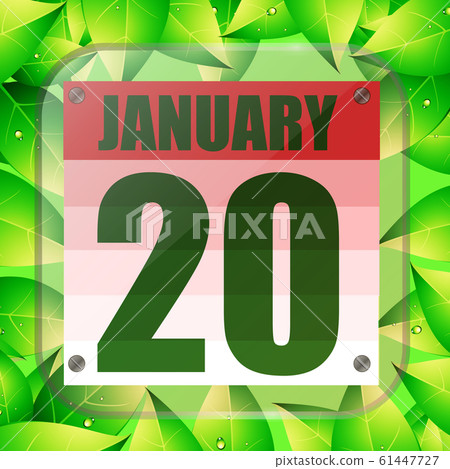 January 20 icon. For planning important day... - Stock Illustration ...