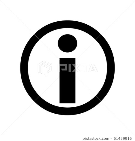 Black Information symbol for banner, general - Stock Illustration ...
