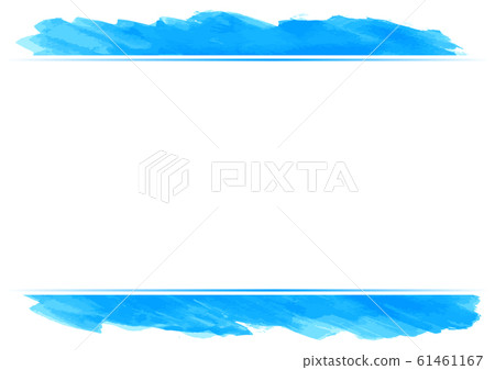 Blue watercolor and straight title background - Stock Illustration ...