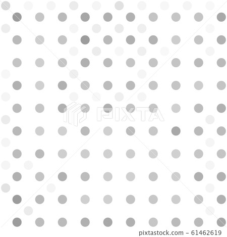 Gray polka dot pattern. Seamless vector background-插圖素材 [61462619] - PIXTA圖庫