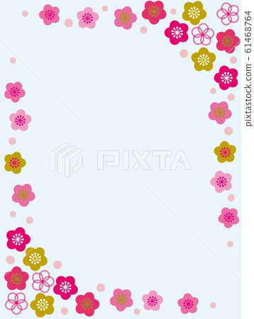 Plum Frame - Stock Illustration [61468764] - PIXTA