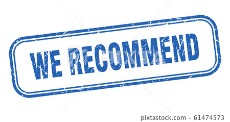 we recommend stamp. we recommend square grunge - Stock Illustration ...