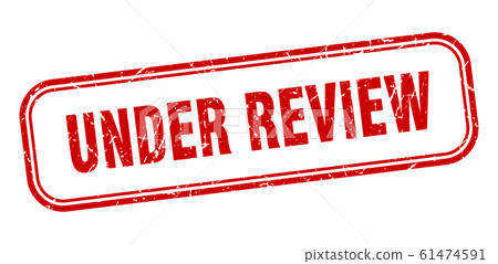 under review stamp. under review square grunge red - Stock Illustration ...