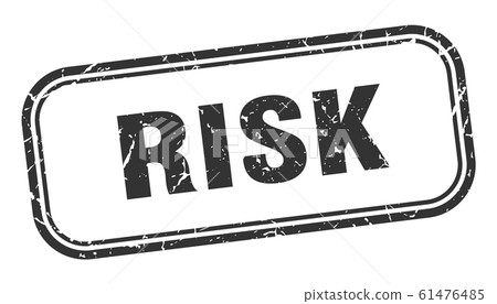 risk stamp. risk square grunge black sign - Stock Illustration ...