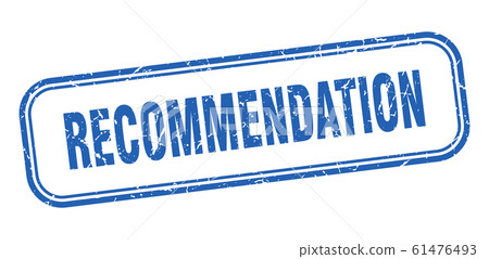 recommendation stamp. recommendation square grunge - Stock Illustration ...
