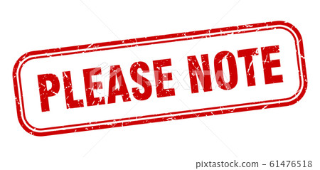 please note stamp. please note square grunge red - Stock Illustration ...