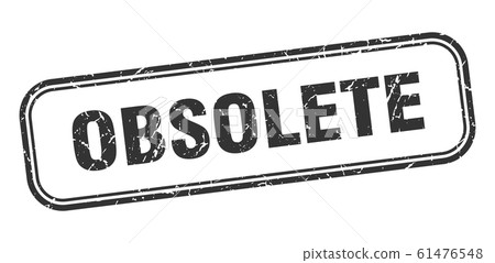 obsolete stamp. obsolete square grunge black sign - Stock Illustration ...