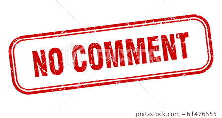no comment stamp. no comment square grunge red - Stock Illustration ...