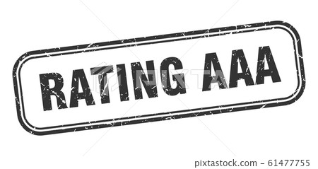rating aaa stamp. rating aaa square grunge black - Stock Illustration ...