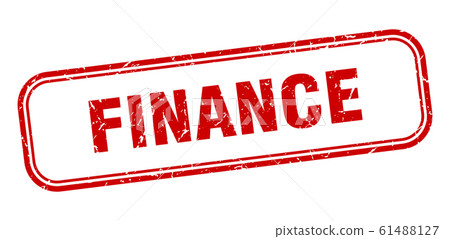 finance stamp. finance square grunge red sign - Stock Illustration ...