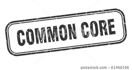 common core stamp. common core square grunge black - Stock Illustration ...