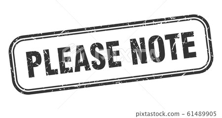 please note stamp. please note square grunge black - Stock Illustration ...