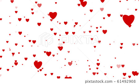 CG heart Many hearts background image - Stock Illustration [61492908 ...