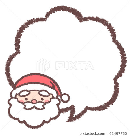 Santa speech bubble - Stock Illustration [61497760] - PIXTA