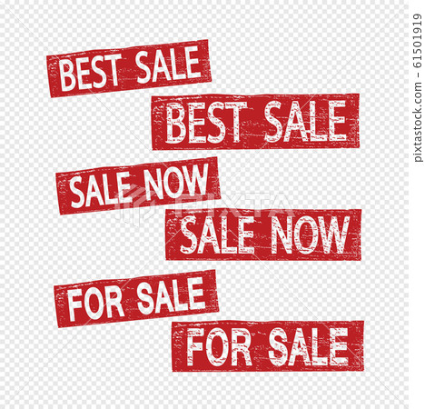 Grunge set red best Sale, Sale now, foer sale... - Stock Illustration ...