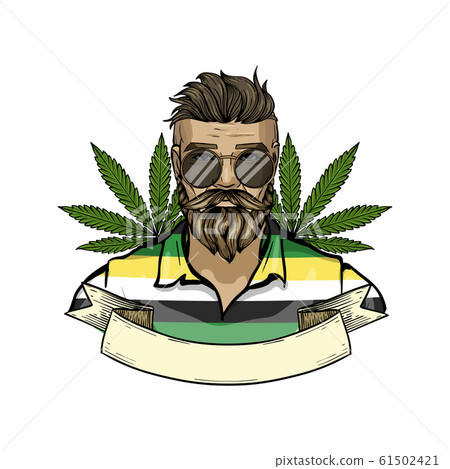 Hand drawn color sketch rastaman - Stock Illustration [61502421] - PIXTA