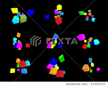 collection of abstract geometric design elements - Stock Illustration ...