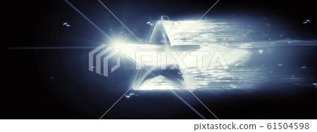 Abstract shooting star scattering particles - Stock Illustration ...