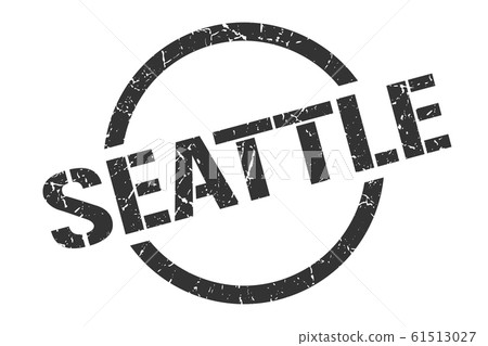 Seattle stamp. Seattle grunge round isolated sign-插圖素材 [61513027] - PIXTA圖庫