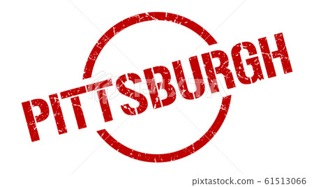 Pittsburgh stamp. Pittsburgh grunge round isolated - Stock Illustration ...