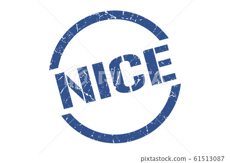 Nice stamp. Nice grunge round isolated sign - Stock Illustration ...