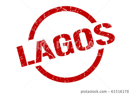 Lagos stamp. Lagos grunge round isolated sign - Stock Illustration ...