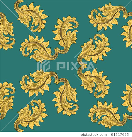 Abstract victorian pattern for print design. - Stock Illustration ...