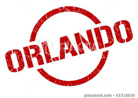 Orlando stamp. Orlando grunge round isolated sign-插圖素材 [61518039] - PIXTA圖庫