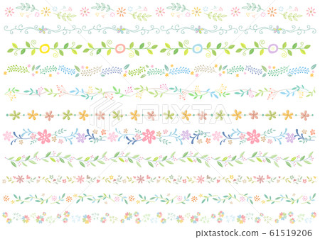 Spring line set - Stock Illustration [61519206] - PIXTA