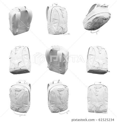 Backpack 3D Rendering - Stock Illustration [61525234] - PIXTA