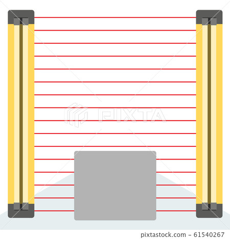Safety area sensor - Stock Illustration [61540267] - PIXTA