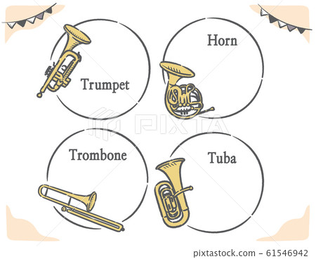 Brass theme labels and frames - Stock Illustration [61546942] - PIXTA