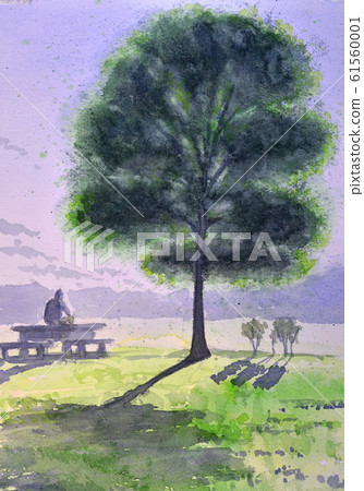 Water Park Watercolor - Stock Illustration [61560001] - PIXTA