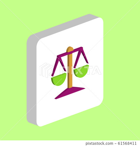 Mechanical scales computer symbol - Stock Illustration [61568411] - PIXTA