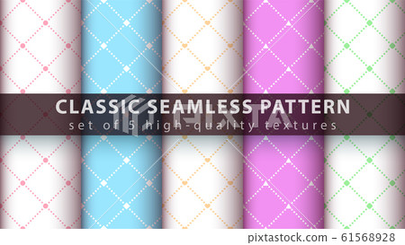Classic light seamless line pattern - Stock Illustration [61568928] - PIXTA