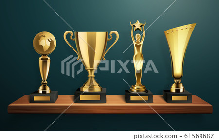 Trophy Frame Realistic Composition - Stock Illustration [61569687] - PIXTA