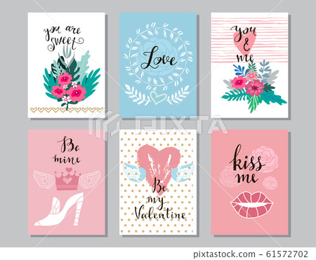 Love cards set 24 - Stock Illustration [61572702] - PIXTA
