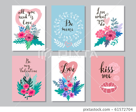 Love cards set 8 - Stock Illustration [61572704] - PIXTA