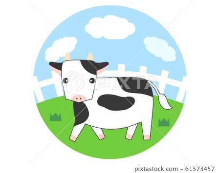 Cow 8 cow - Stock Illustration [61573457] - PIXTA