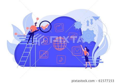 Big data concept vector illustration. - Stock Illustration [61577153 ...