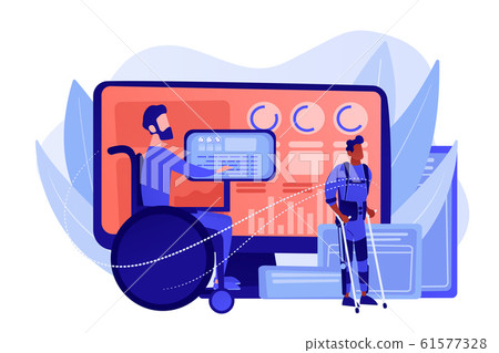 Assistive technology concept vector illustration - Stock Illustration ...