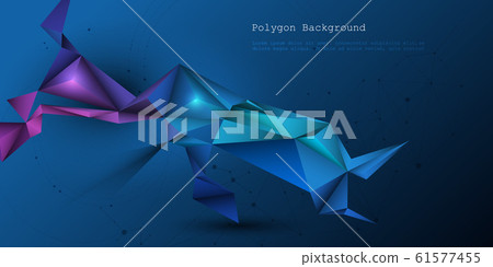 Vector 3D Geometric, Polygon, Line, Triangle... - Stock Illustration ...