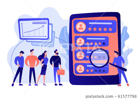 Performance rating concept vector illustration. - Stock Illustration ...