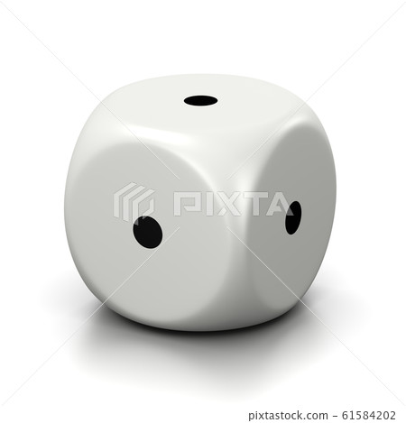 All One Numbered Faces White Dice - Stock Illustration [61584202] - PIXTA