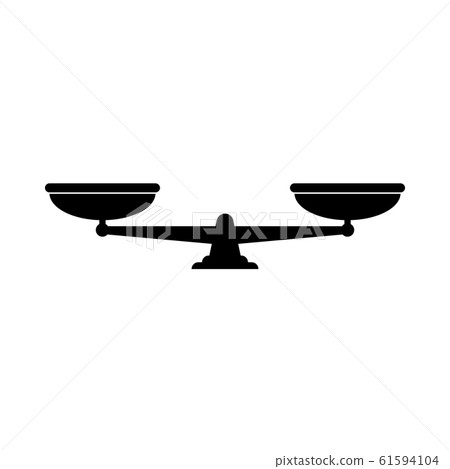 Scales icon symbol simple design - Stock Illustration [61594104] - PIXTA